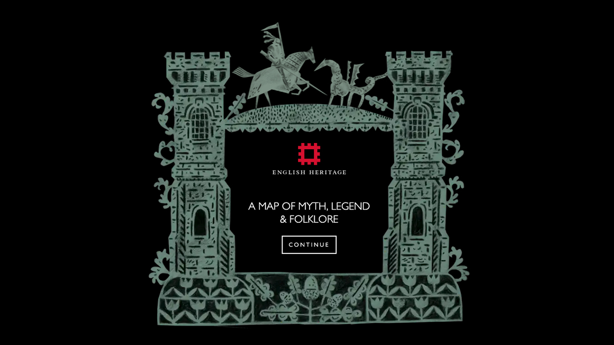 A map of myth, legend & folklore